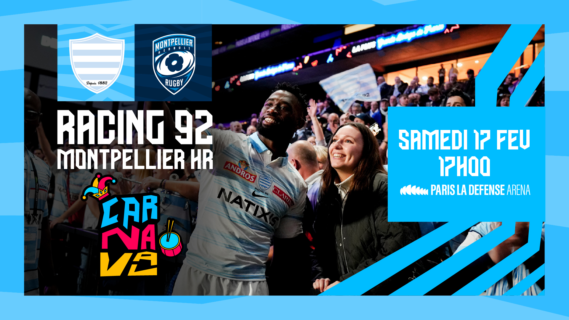 Racing 92 - Montpellier HR : Préparez votre venue