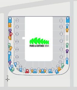 Seating plan | Find your seat at Paris La Défense Arena