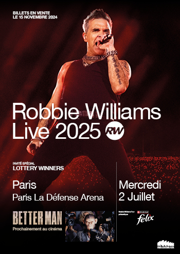 "ticketmaster robbie williams tickets" | Paris La Défense Arena