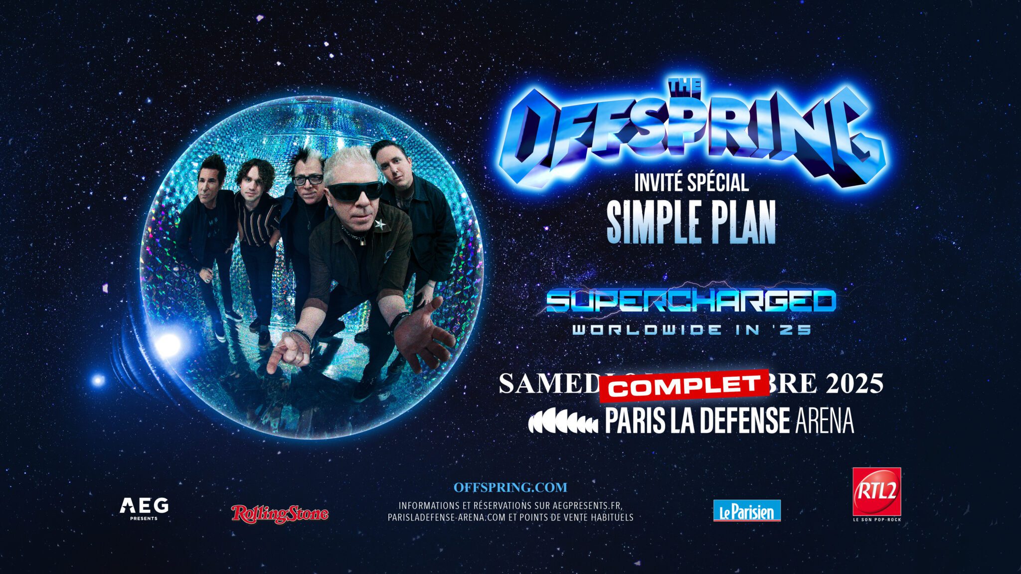 The Offspring | Paris La Défense Arena | Infos & Billets