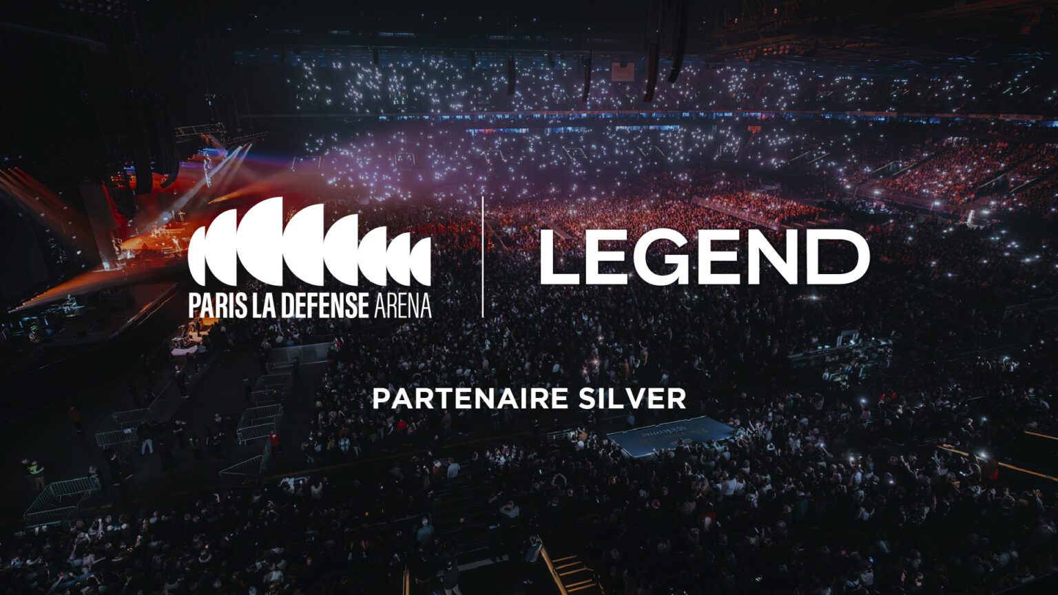 LEGEND Média, partenaire de Paris La Défense Arena