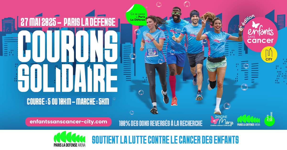 La course solidaire enfants sans cancer city revient