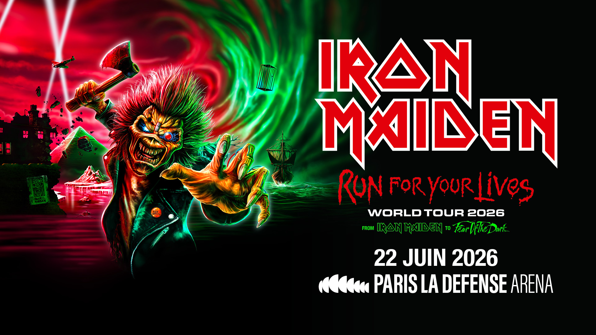 IRON MAIDEN | Paris La Défense Arena | Ticketing