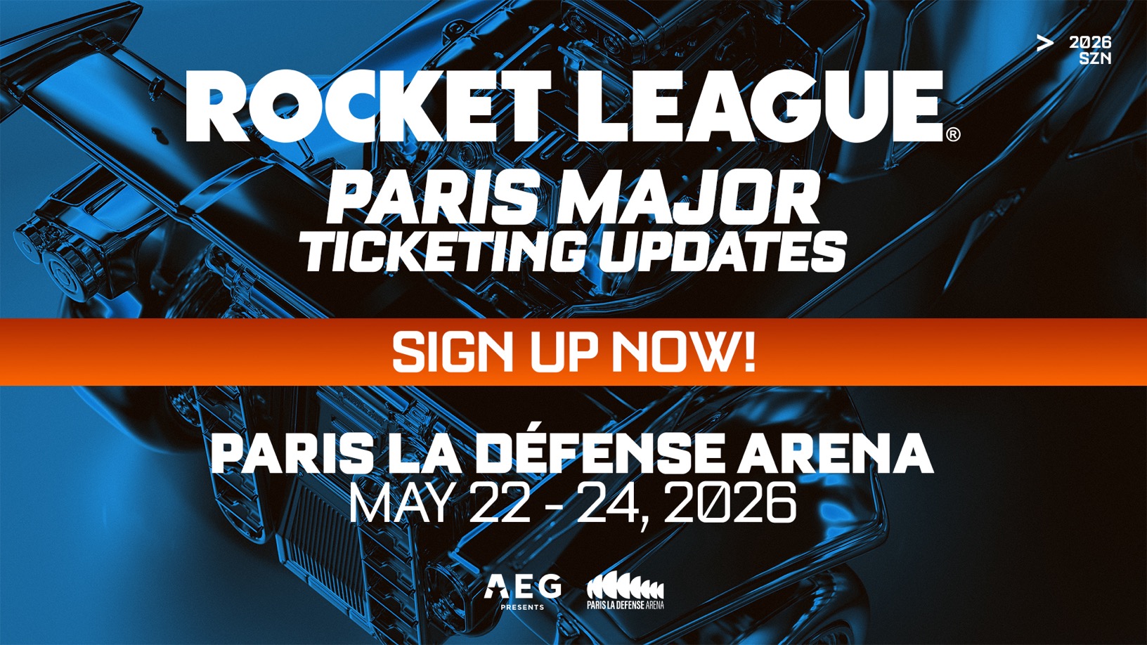 ROCKET LEAGUE CHAMPIONSHIP SERIES MAJOR 2 | 22-24 mai 2026