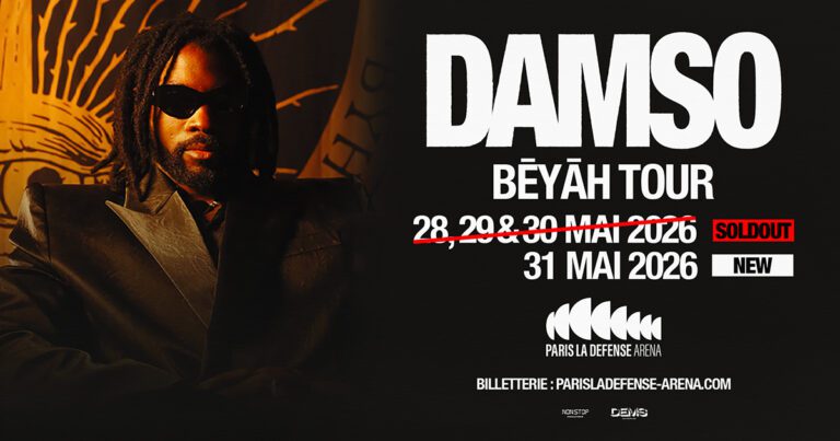 Damso | Paris La Défense Arena | Infos & Billets