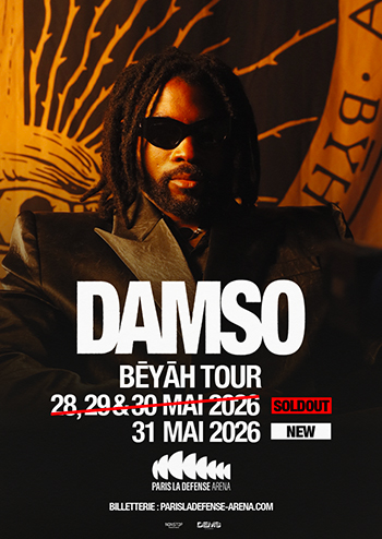 "damso album beyah" | Paris La Défense Arena
