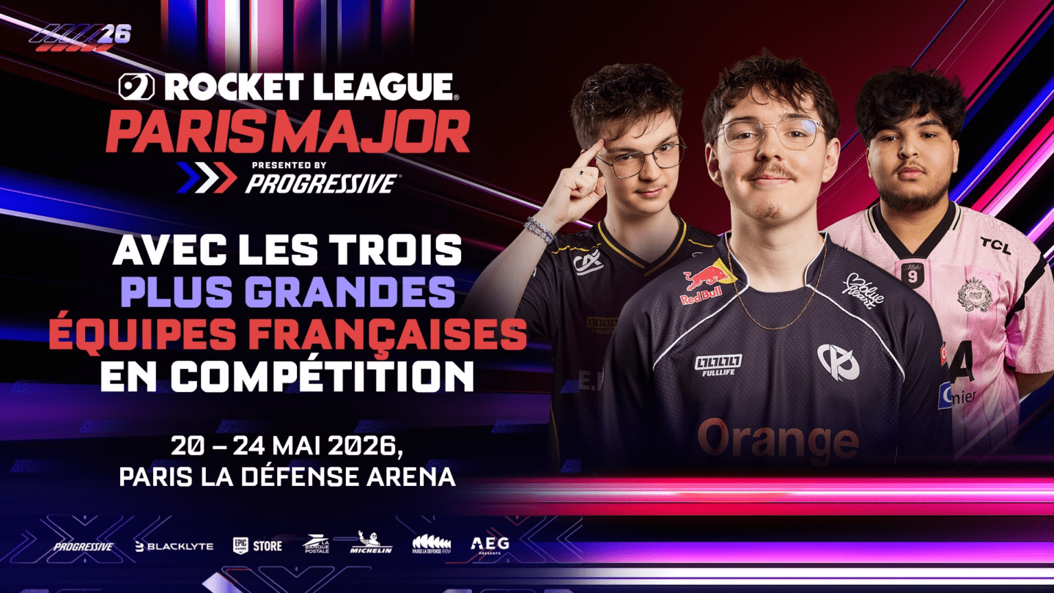 ROCKET LEAGUE CHAMPIONSHIP SERIES MAJOR 2 | 22-24 mai 2026