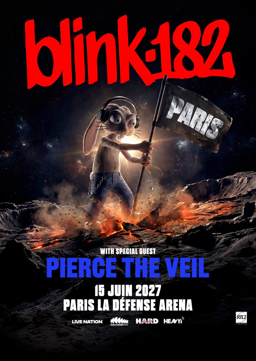 Blink 182 | Concert at Paris La Défense Arena